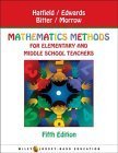 Mathematics Methods for Elementary and Middle School Teachers by Mary M ...