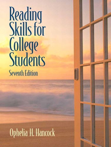 Reading Skills For College Students by Ophelia H. Hancock | Goodreads