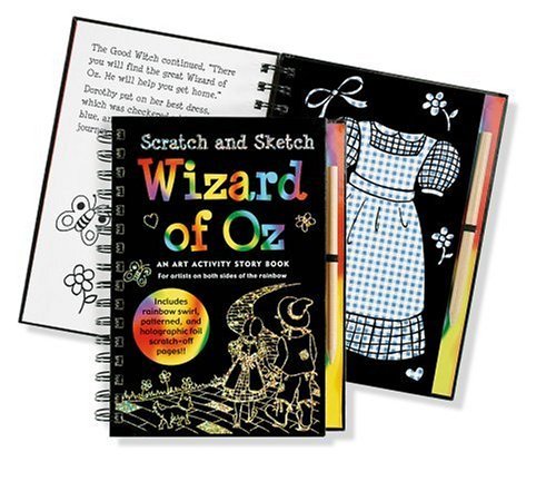 Scratch and Sketch Wizard of Oz: An Art Activity Story Book for Artists ...