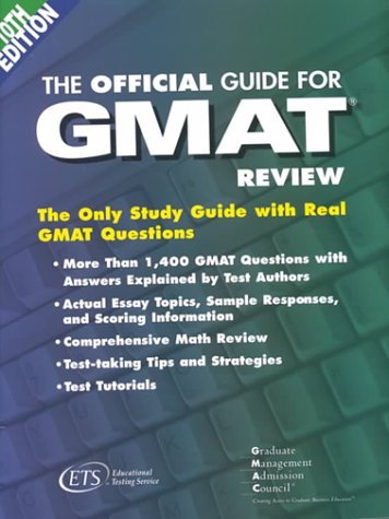 The Official Guide for Gmat Review by Educational Testing Service ...