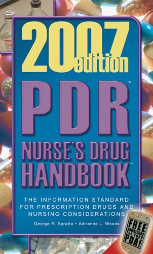 2007 PDR Nurses’ Drug Handbook by George R. Spratto | Goodreads