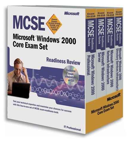 MCSE Readiness Review: Microsoft Windows 2000 Core Exam Set by ...