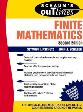 Schaum's Outline of Finite Mathematics by Seymour Lipschutz | Goodreads
