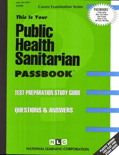 Public Health Sanitarian(Passbooks) by National Learning Corporation ...