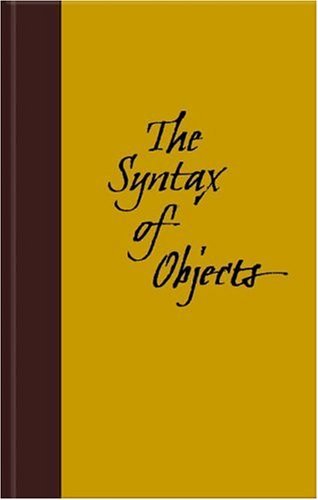 The Syntax of Objects by Tim McCreight | Goodreads