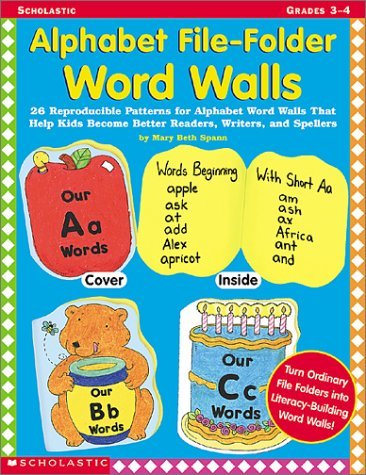 Alphabet File-Folder Word Walls: 26 Reproducible Patterns for Alphabet ...