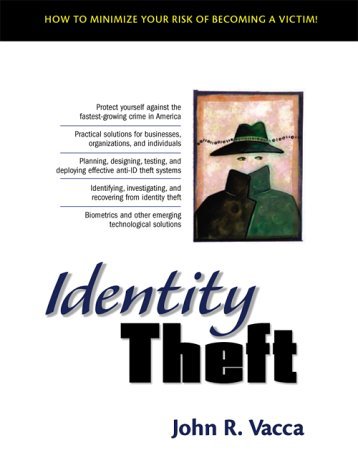 Identity Theft by John R. Vacca | Goodreads