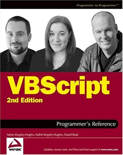 VBScript Programmer's Reference by Adrian W. Kingsley-Hughes | Goodreads