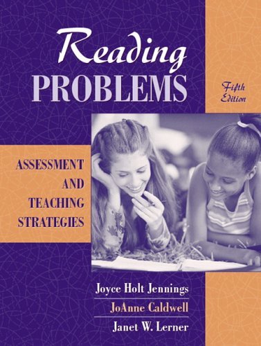 Reading Problems: Assessment and Teaching Strategies by Joyce H. Jennings | Goodreads