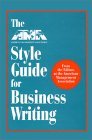 The Ama Style Guide for Business Writing by American Management ...