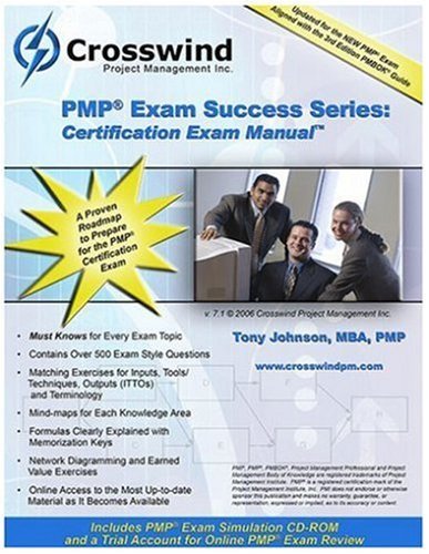PMP Exam Success Series: Certification Exam Manual with CD-ROM by Tony ...
