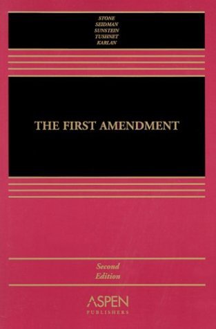 The First Amendment by Louis M. Seidman | Goodreads