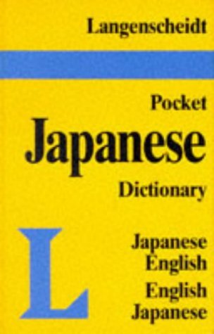 Langenscheidt's Pocket Japanese Dictionary: Japanese-English English ...