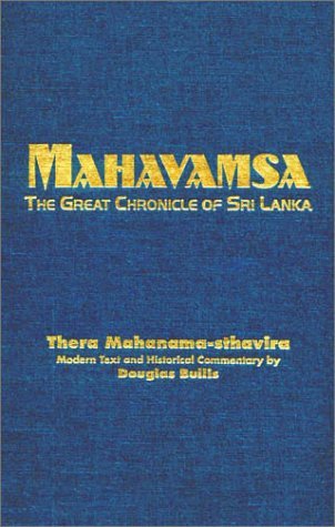 The Mahavamsa: The Great Chronicle of Sri Lanka by Mahanama | Goodreads