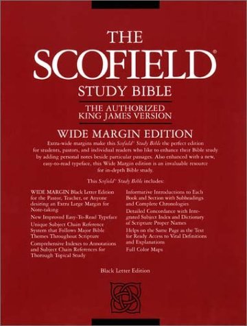 The Old Scofield® Study Bible, KJV, Wide Margin Edition: King James ...