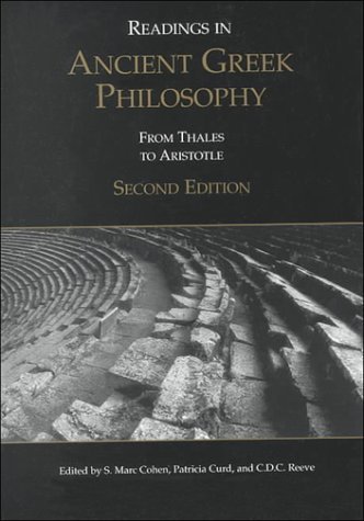 Readings in Ancient Greek Philosophy: From Thales to Aristotle by C.D.C ...
