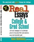 Real Essays for College and Grad School by Anne McKinney | Goodreads