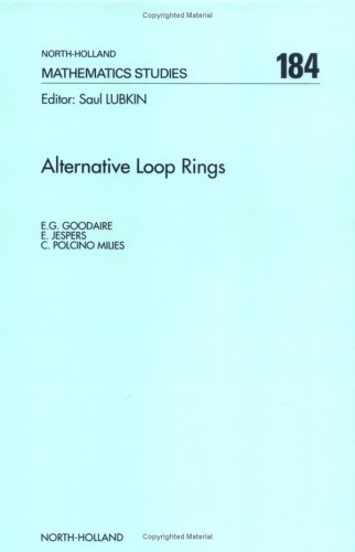 Alternative Loop Rings (Volume 184) by Edgar G. Goodaire | Goodreads