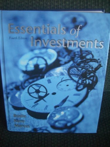Essentials of Investments Fourth Edition by Zvi; Marcus Bodie | Goodreads