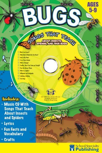 Bugs Sing Along Activity Book with CD: Songs That Teach About Insects ...