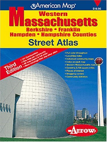 American Map Western Massachusetts Street Atlas: Berkshire, Franklin ...