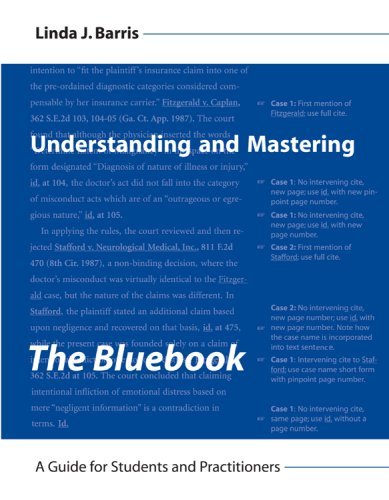 Understanding and Mastering The Bluebook: A Guide for Students and ...