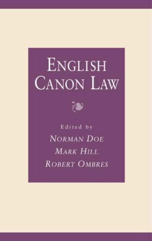 English Canon Law by Norman Doe | Goodreads