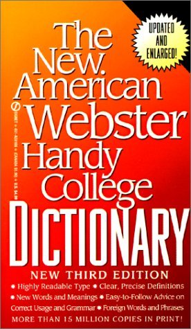 The New American Webster Handy College Dictionary : Includes ...
