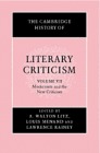 The Cambridge History of Literary Criticism: Modernism and the New ...