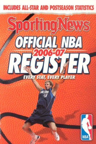 Official Nba Register: 2006-2007 by The Sporting News | Goodreads