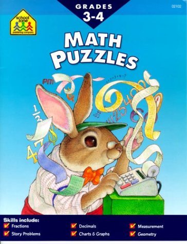 Math Puzzles 3-4 by School Zone Publishing Company Staff | Goodreads
