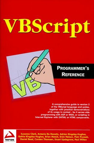 Vb Script Programmer's Reference by Adrian W. Kingsley-Hughes | Goodreads