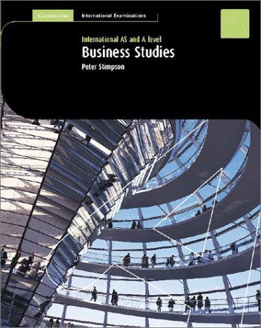 Cambridge International AS and A Level Business Studies Student's ...