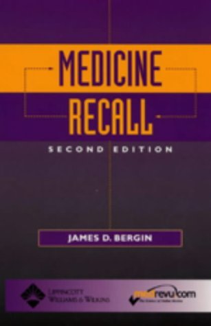Medicine Recall (Recall Series) by James D. Bergin | Goodreads