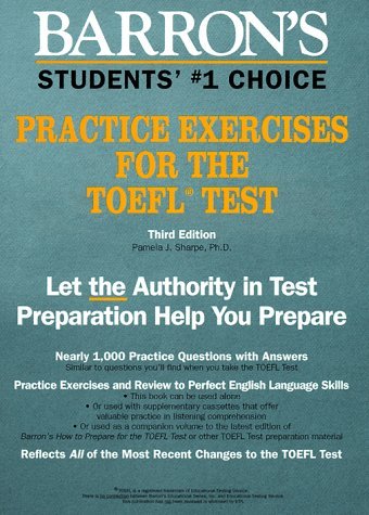 Barron's Practice Exercises for the Toefl Test by Pamela J. Sharpe ...
