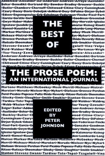 Best of The Prose Poem: An International Journal by Peter Johnson ...