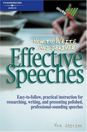 How to Write and Deliver Effective Speeches by Judith A. McManus ...