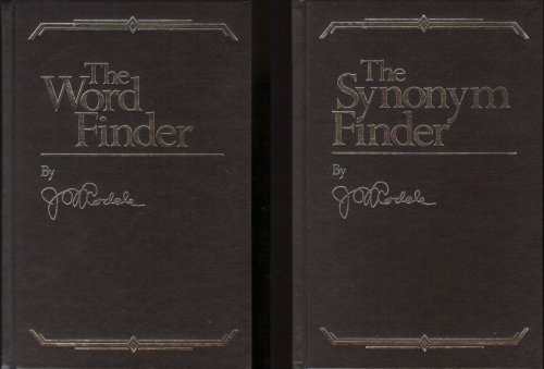 The Synonym Finder and The Word Finder, Two-Volume Set by J.I. Rodale ...