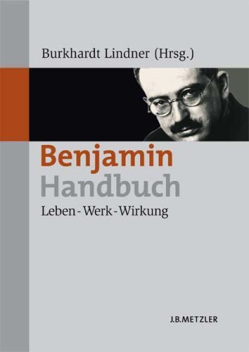 Benjamin-Handbuch by Philipp Theisohn | Goodreads