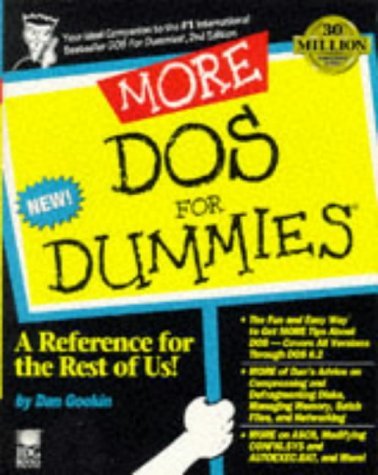 More DOS for Dummies by Dan Gookin | Goodreads