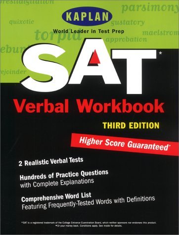 Kaplan SAT Verbal Workbook, Third Edition by Kaplan Test Prep | Goodreads