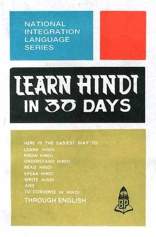 Learn Hindi in 30 Days by K. Srinivasachari | Goodreads