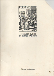 Flux Paper Events by George Maciunas | Goodreads