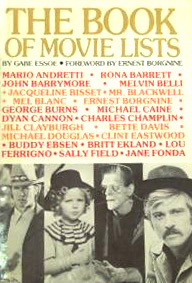The Book of Movie Lists by Gabe Essoe | Goodreads