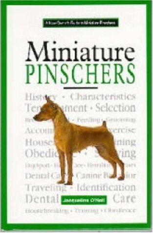 Miniature Pinscher (New Owners Guide) by Jacqueline O'Neil | Goodreads