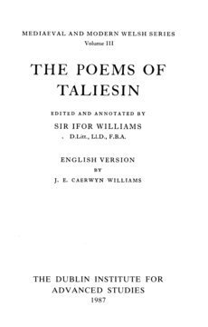 The Poems of Taliesin (Mediaeval & Modern Welsh) by Taliesin | Goodreads