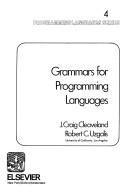 Grammars for Programming Languages by J. Craig Cleaveland | Goodreads