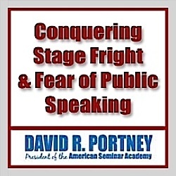 Conquering Stage Fright and Fear of Public Speaking by David Portney ...