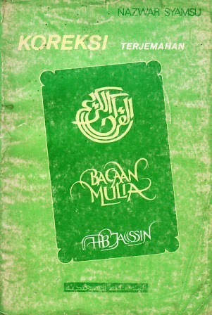 Koreksi Terjemahan Bacaan Mulia H.B. Jassin by Nazwar Syamsu | Goodreads