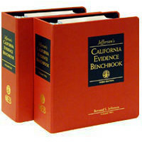 California Evidence Benchbook: Volume Two by Bernard S. Jefferson ...